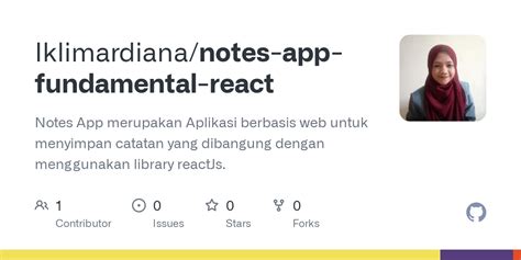 Github Iklimardiananotes App Fundamental React Notes App Merupakan Aplikasi Berbasis Web