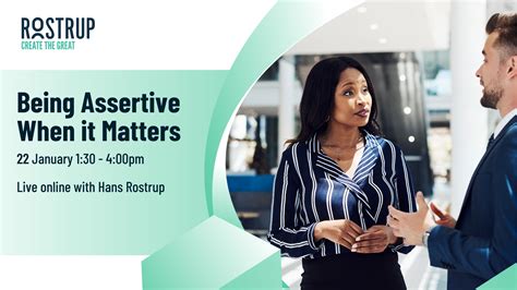 Assertiveness Training Hans Rostrup