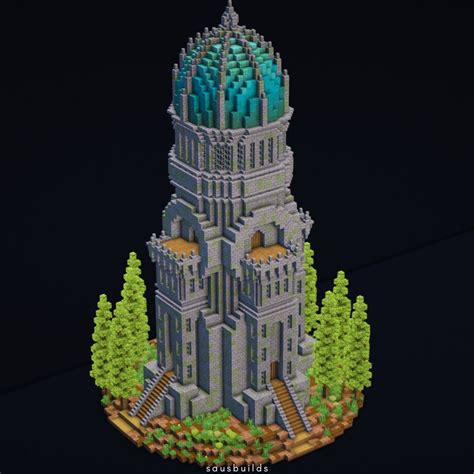 Saus On Instagram A Dark Fantasy Themed Minecraft Tower I Made A
