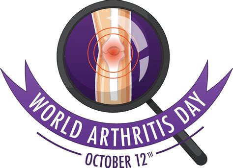 World Arthritis Day Poster Design 10420020 Vector Art At Vecteezy