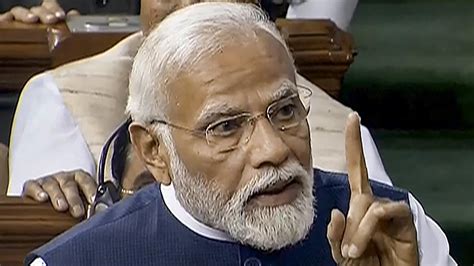 In Photos Pm Narendra Modi Replies To Debate On No Confidence Motion