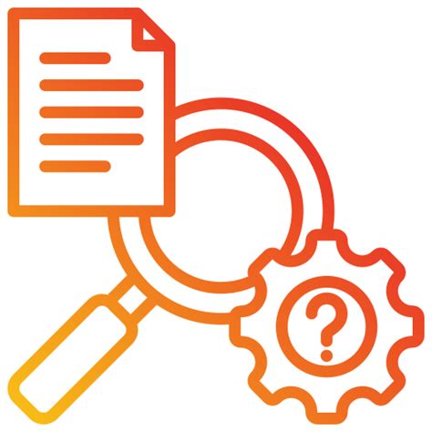 Inquiry Generic Gradient Outline Icon