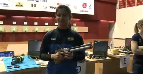 Shooting World Cup 16 Year Old Manu Bhaker Wins 10m Air Pistol Gold On