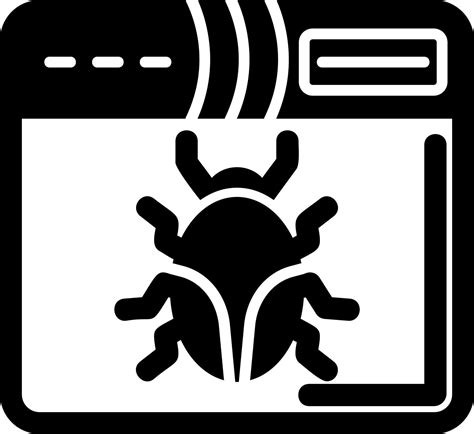 Web Bug Vector Icon 20922658 Vector Art At Vecteezy