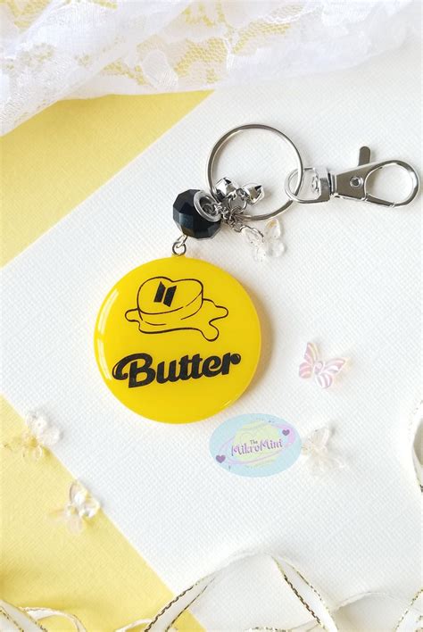 Butter Bts Resin Keychain Army Resin Shaker Charm Rm Namjoon Jin Yoongi