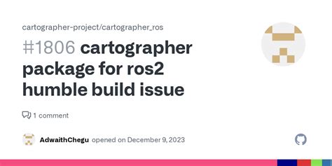 Cartographer Package For Ros2 Humble Build Issue Issue 1806