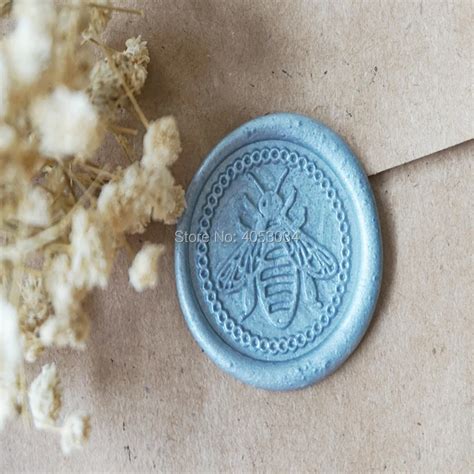 Bee Wax Stamp Seal Stamping Wax Bumble Bee Honey Wax Seal Stamp Kit