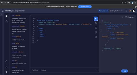 Items Page By Column Values Error Monday Apps Developers Monday