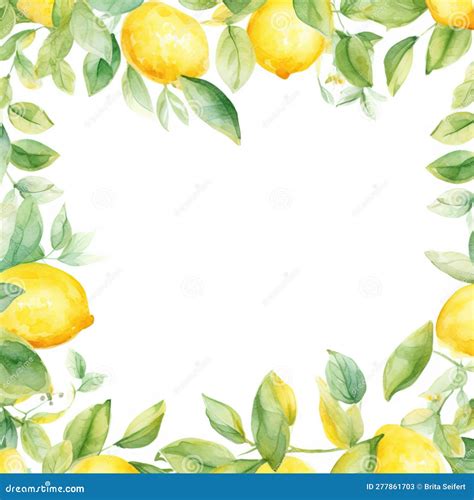 Generative Ai Border Frame With Floral Pattern Stock Image 271369381