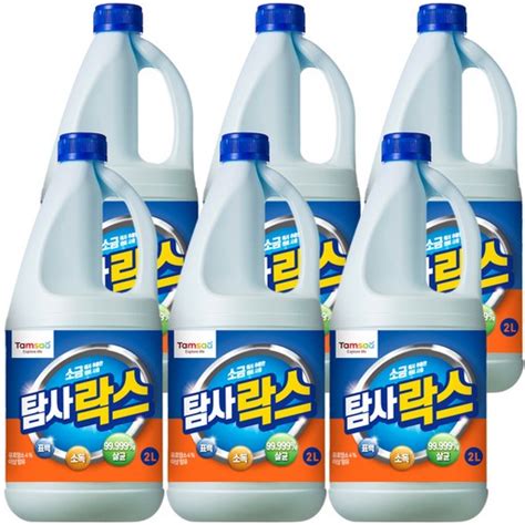 탐사 락스 2l 6개로 청결과 위생을 완벽하게 지키세요 우홈 블로그