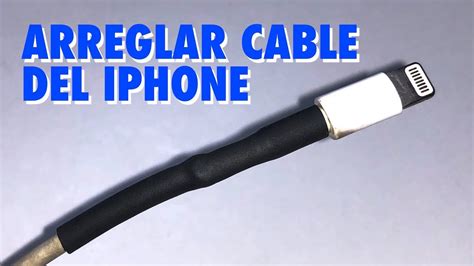 Truco Cómo arreglar el cable del iPhone para que no se rompa YouTube