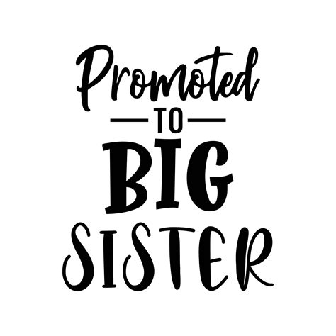 Promoted To Big Sister Svg Pregnancy Announcement Svg