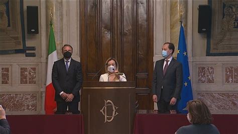 Consultazioni Draghi Meloni Fdi Non Voterà La Fiducia Video Rai