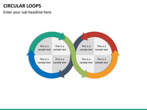 Circular Loops Powerpoint Template Sketchbubble