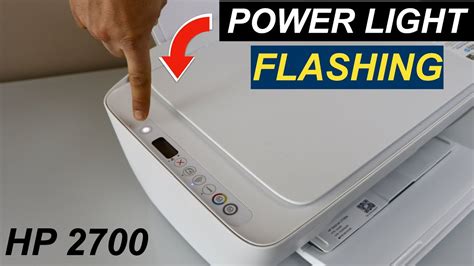 Hp Deskjet 2700 Power Light Flashing Youtube