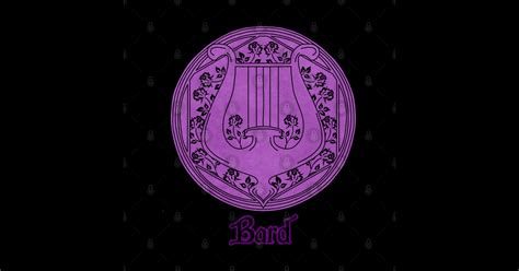 Bard Class Emblem Rpg Sticker Teepublic