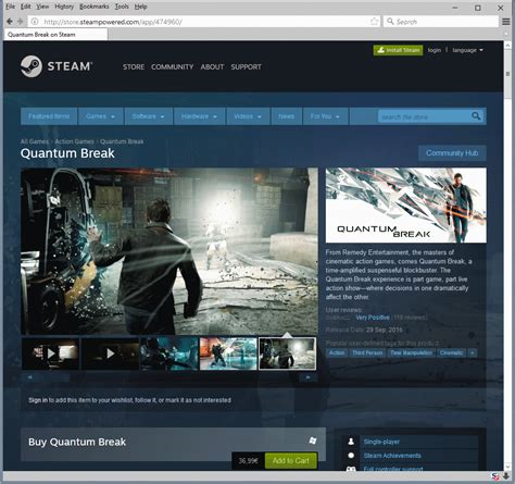 Quantum Break On Steam Is Cheaper Than On Windows Store Ghacks Tech News