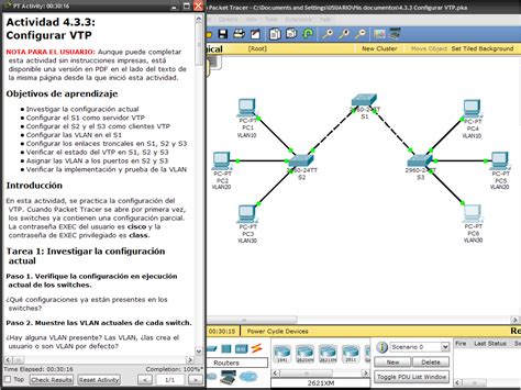 Redes Virtuales CCNA3 UNIDAD 3 VLAN CONFIGURACIÓN Y ENRUTAMIENTO