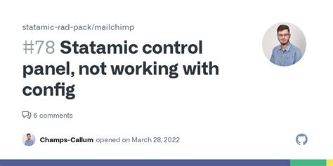 Statamic Control Panel Not Working With Config · Issue 78 · Statamic