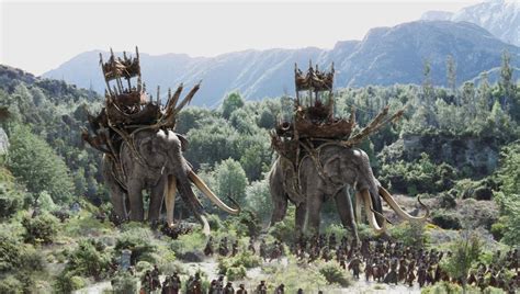 The Lord Of The Rings Oliphaunts Mûmakil Signore Degli Anelli Il