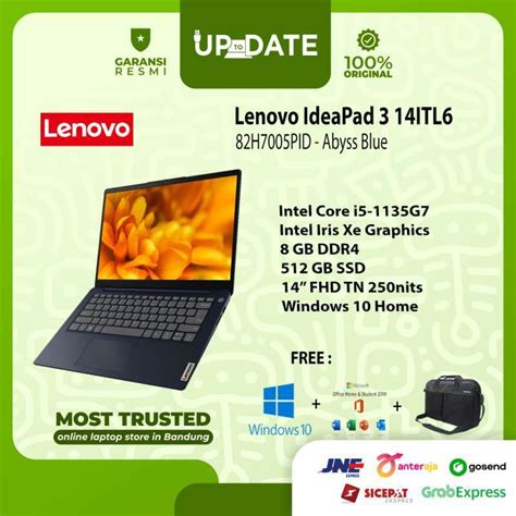 Jual Lenovo Ideapad Itl Mid Nid Pid Laptop Intel Core I G Gb Ddr