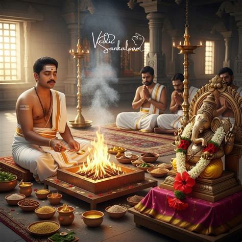 Ganapathi Homam Significance Benefits And Ritual Process Vedic Sankalpam