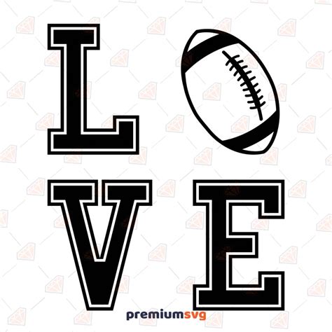 American Football Svg Cut File Instant Download Premiumsvg