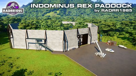 Indominus Rex Paddock Scenery Items At Jurassic World Evolution Nexus