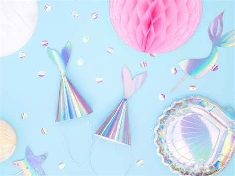 Iridescent Mermaid Theme Cake Toppers Artofit