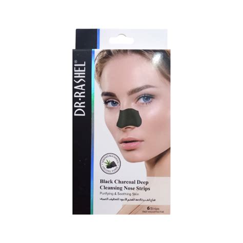 Drrashel Black Charcoal Deep Cleansing Nose Strips 6pcs Nazar Jans