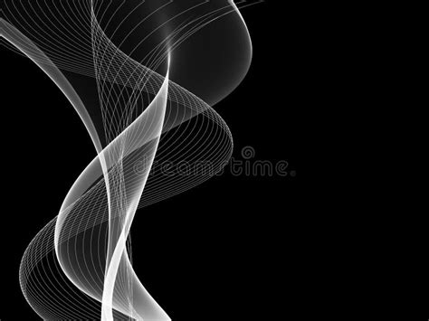 Abstract Black And White Wave Design Stock Illustration Illustration Of Light Design 116892017