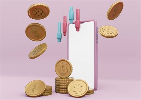 Premium Photo D Cryptocurrency Rendering Design
