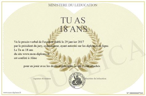 Tu As 18 Ans