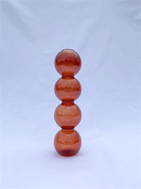 Assorted Coloured Glass Bubble Vase Sculpture Decor Etsy