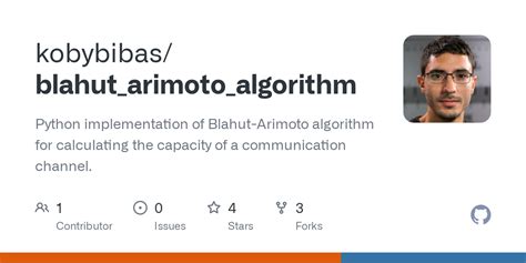github kobybibas blahut arimoto algorithm python implementation of