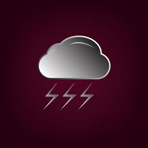 Premium Vector Beautiful Weather Icon Cloud Sun Snow Rain Meteo Icon