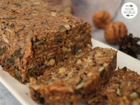 Recette pain aux graines sans farine de blé au Vitaliseur Cuisine naturelle