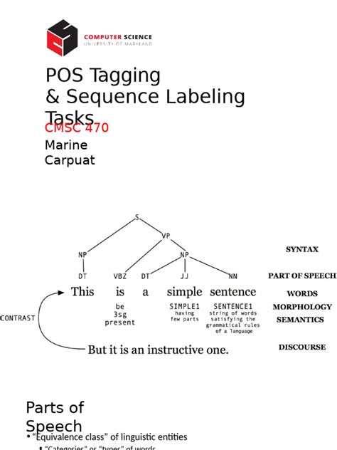 Understanding Pos Tagging And Sequence Labeling Pdf Part Of Speech