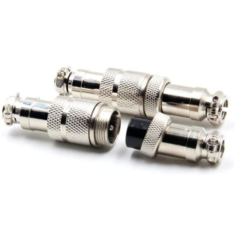Conector De Aviacion Cable Cable Gx16 6p