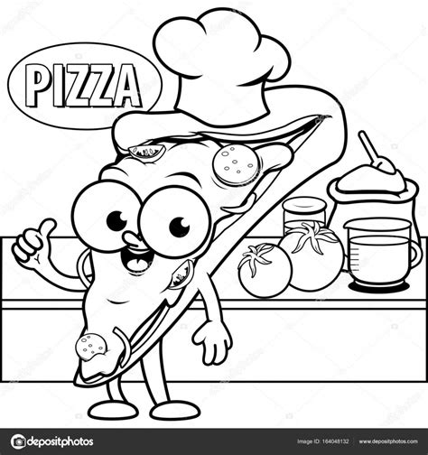 피자 셰프 색칠 페이지