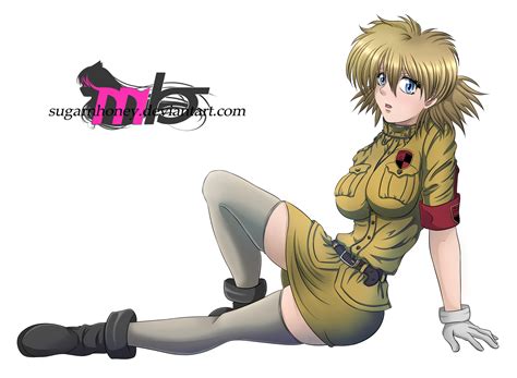 Xbooru Belt Big Breasts Blonde Hair Blue Eyes Boots Breasts