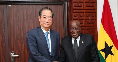 아프리카 순방 한총리 만난 가나 대통령 한국 16강 진출 축하 아프리카 순방 한총리 만난 가나 대통령 한국 16강 진출 축하