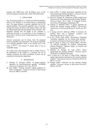 An Efficient Algorithm For 3D Rectangular Box Packing PDF