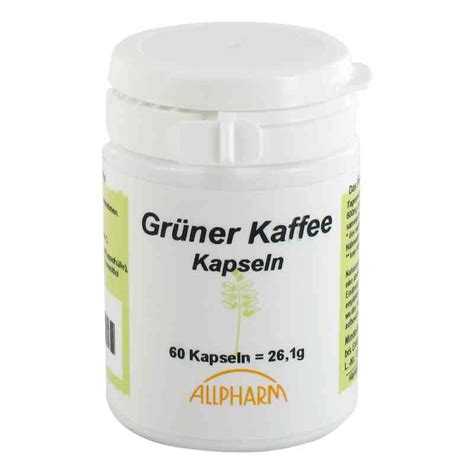 Grüner Kaffee Kapseln 60 Stk Online Günstig Kaufen