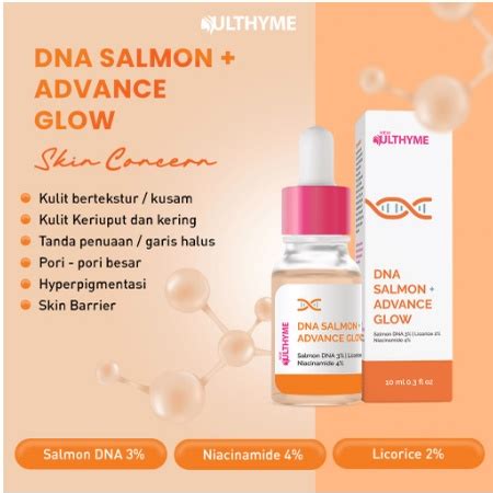 Jual Serum Ulthyme DNA Salmon Collagen Advance Whitening Glow Series I Serum Anti Aging BPOM