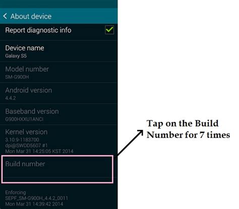 Samsung Galaxy S5 Tip How To Unlock Developer Options In Settings [video] Android Advices