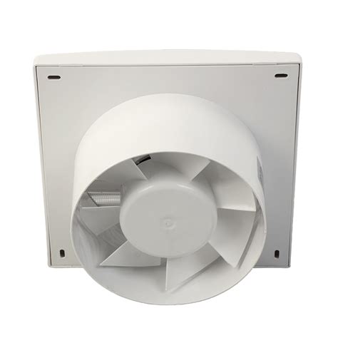 Tdx Bathroom Extractor Fan With Humidity Sensor And Timer White Trade Depot