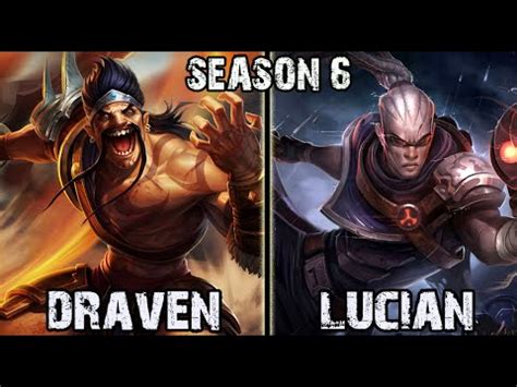 Best Draven Korea Vs Lucian ADC Ranked Challenger YouTube