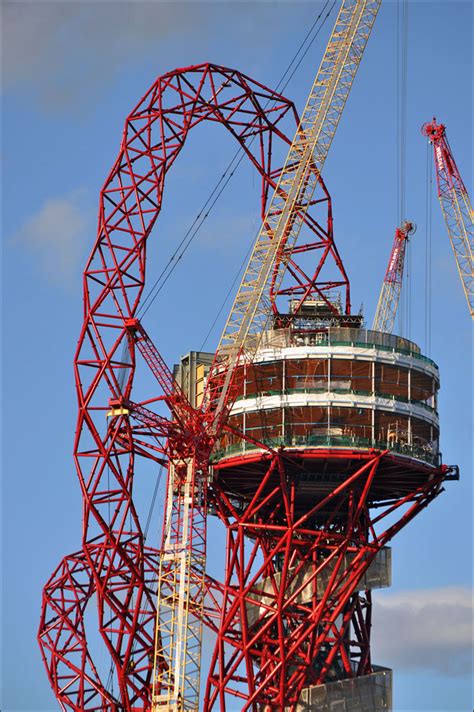 Arcelormittal Orbit A 377 Steel Tower In Londons Olympic Park