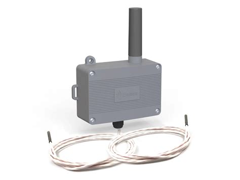 Eu868 Lorawan Sensor De Temperatura Sondas De Contacto Pt1000 Duales